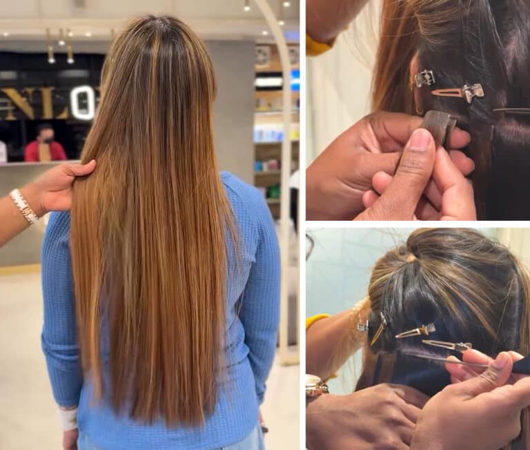 Tape-On Hair Extensions: The Effortless Transformation by Anlon ...